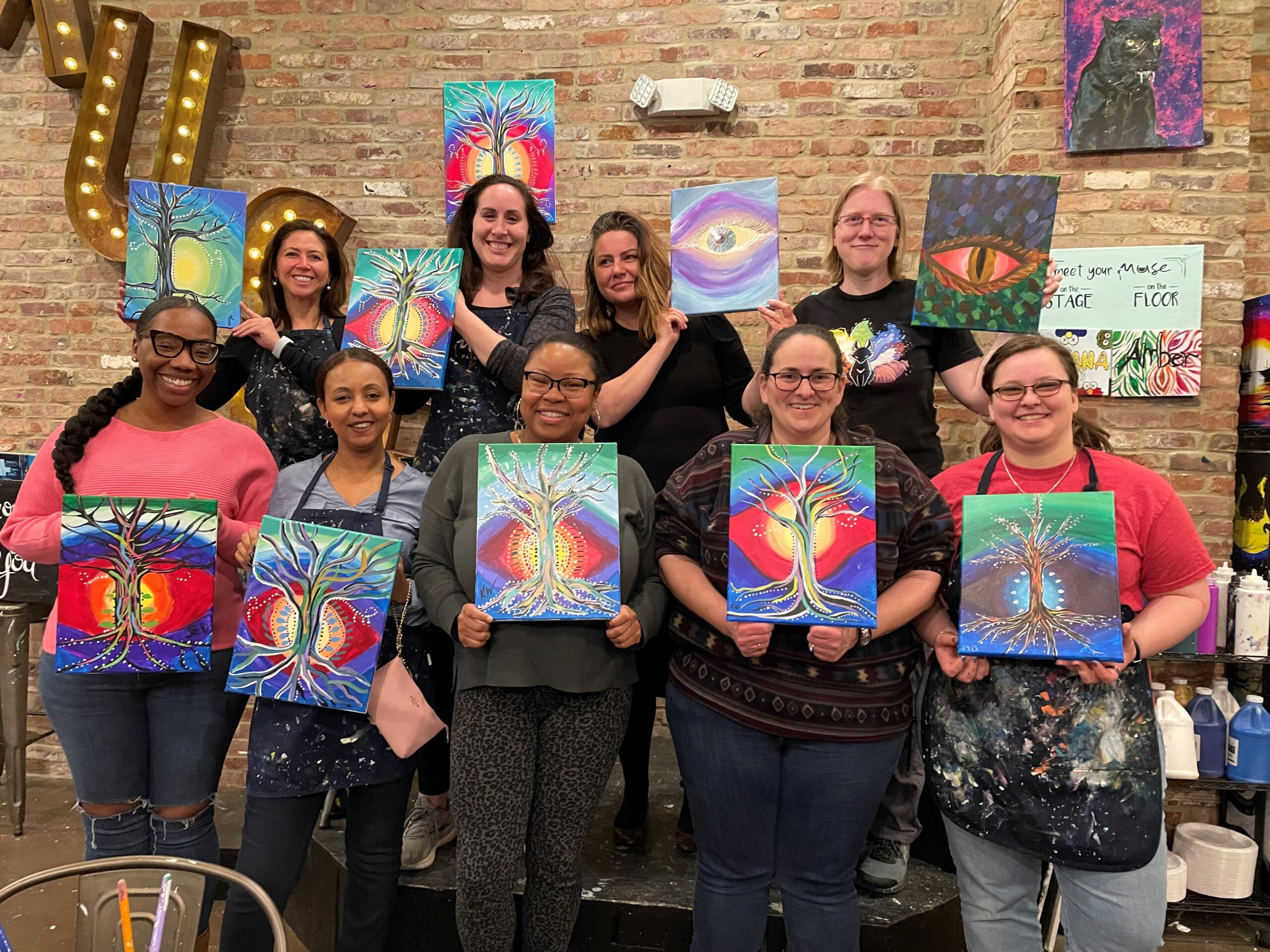 Our Girl's Night Out Painting Event - SK&A