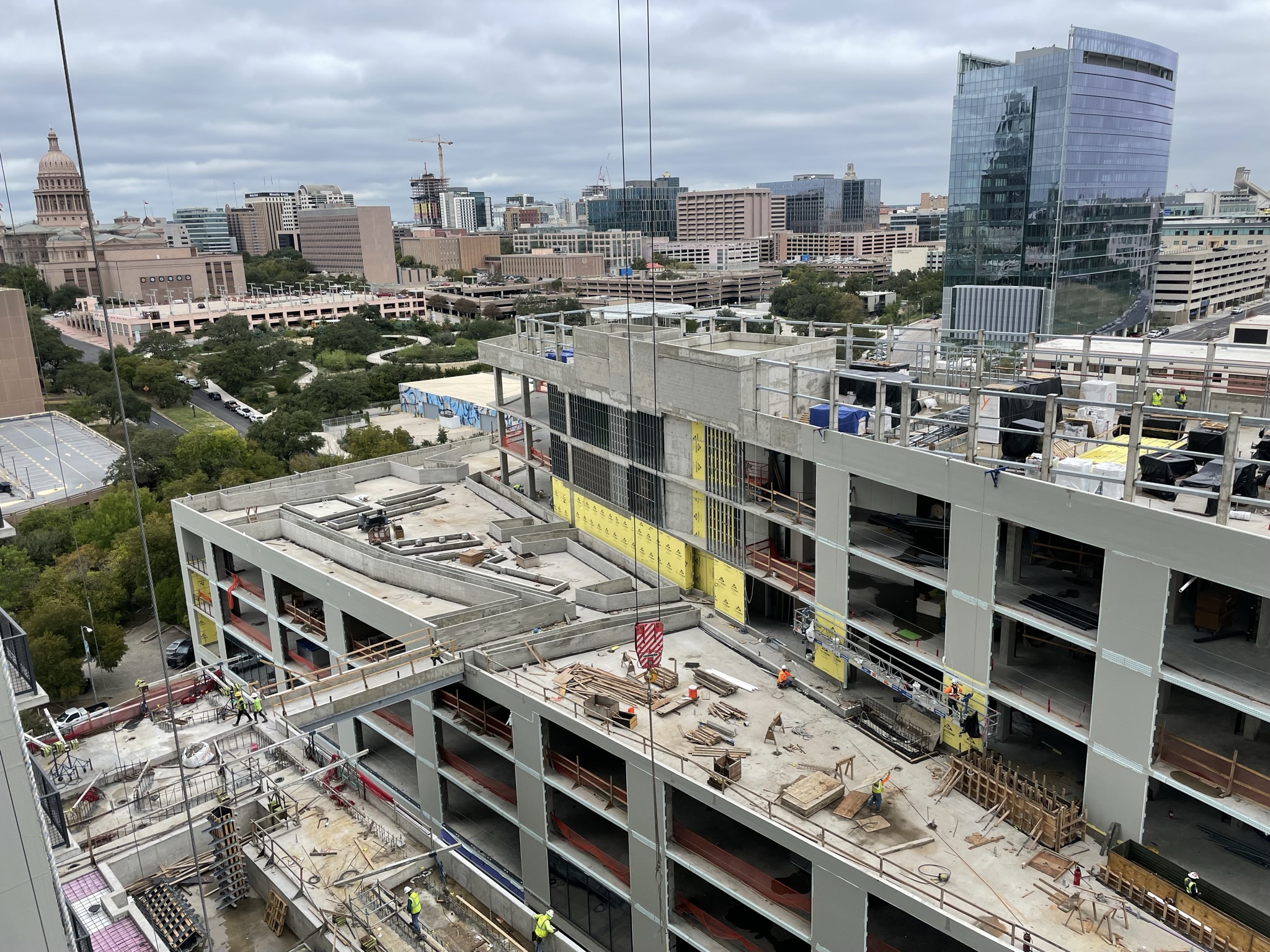 Topping Out Symphony Square in Austin - SK&A