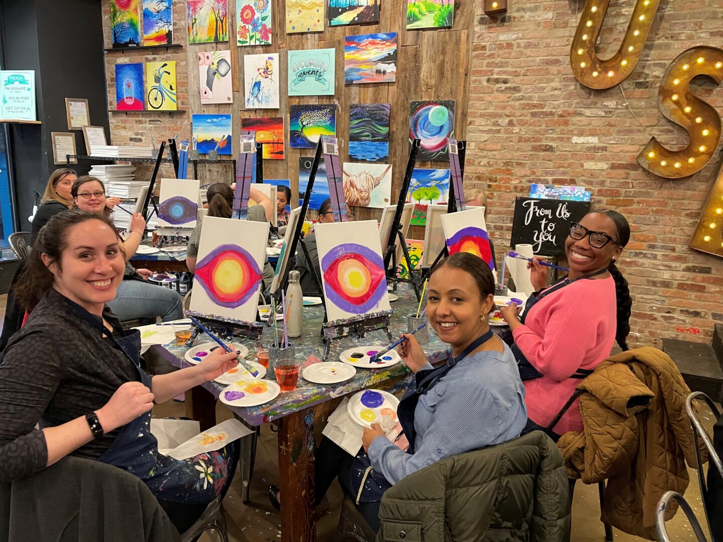 Our Girl's Night Out Painting Event - SK&A