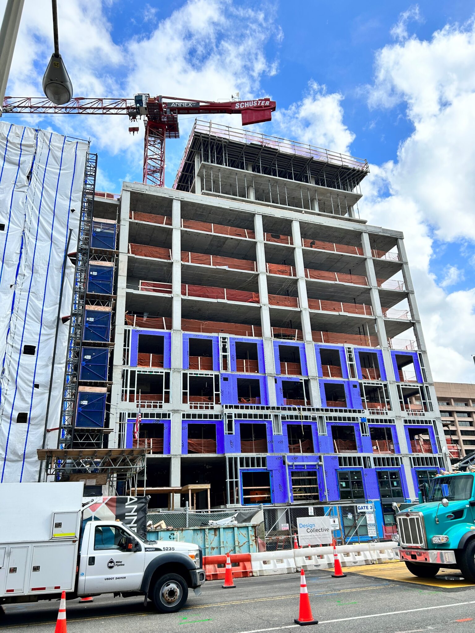 Topping Out The Cotton Annex - SK&A