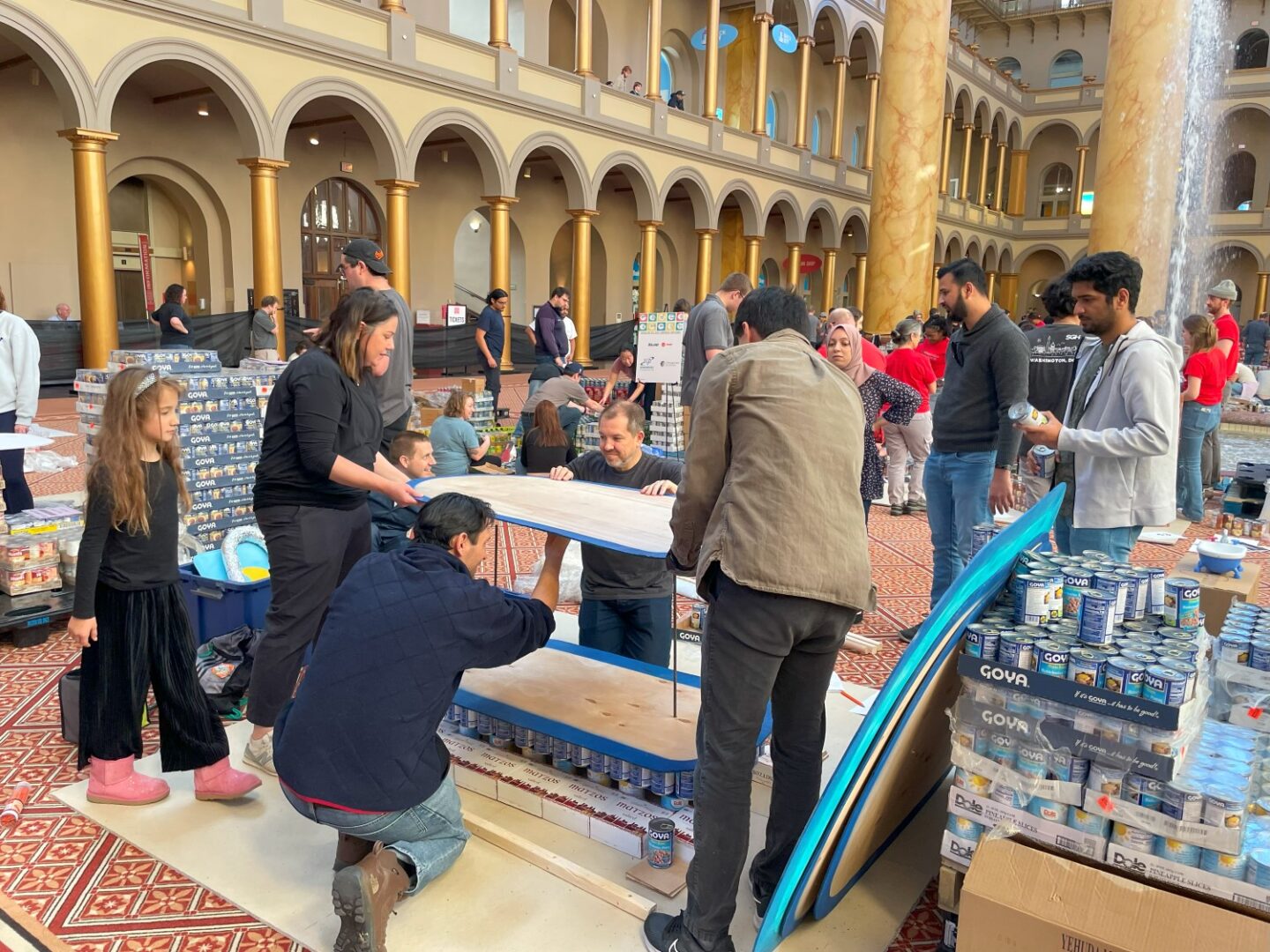 Scrub-a-dub-dub: SK&A built a tub! CANstruction 2023 - SK&A