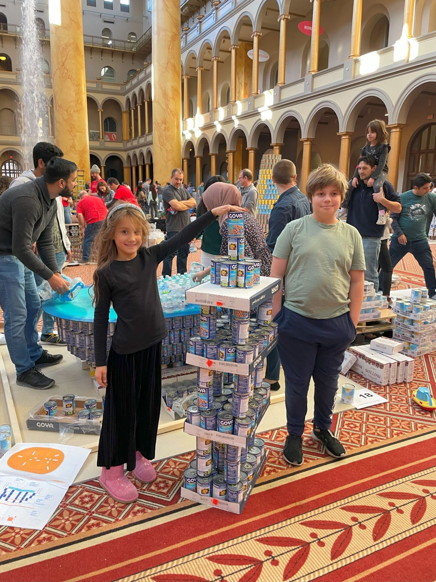Scrub-a-dub-dub: SK&A built a tub! CANstruction 2023 - SK&A