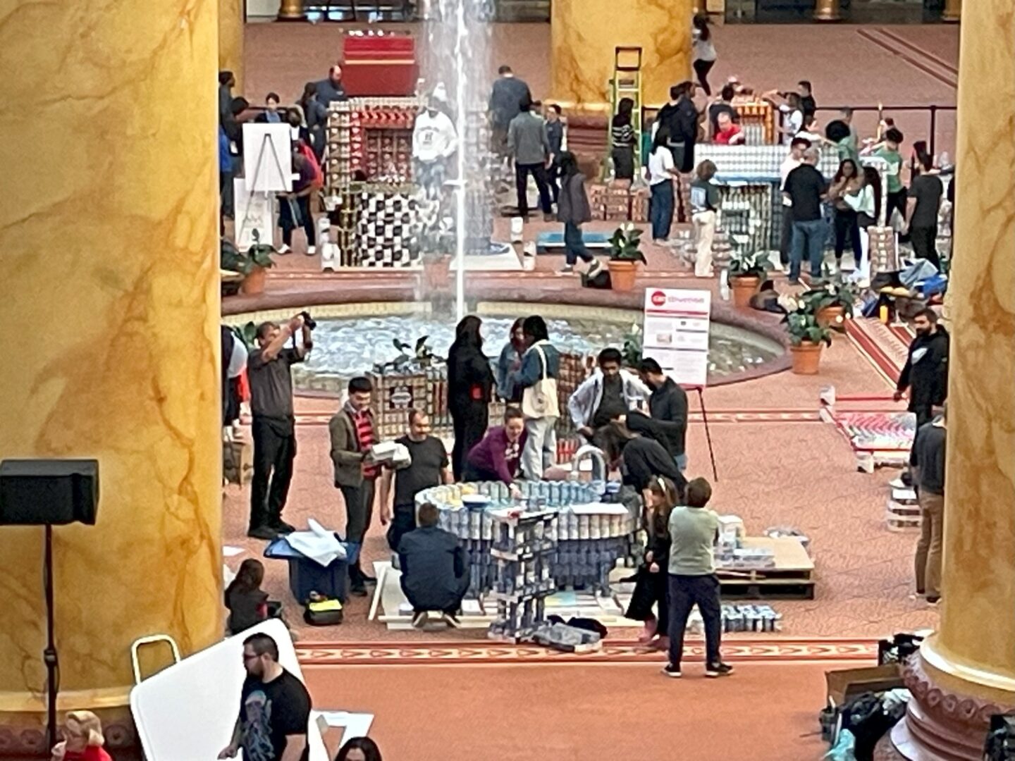 Scrub-a-dub-dub: SK&A built a tub! CANstruction 2023 - SK&A