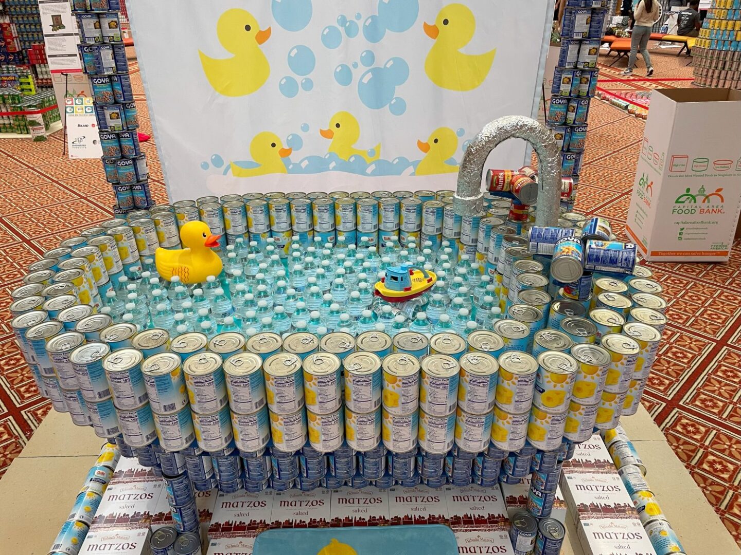 Scrub-a-dub-dub: SK&A built a tub! CANstruction 2023 - SK&A