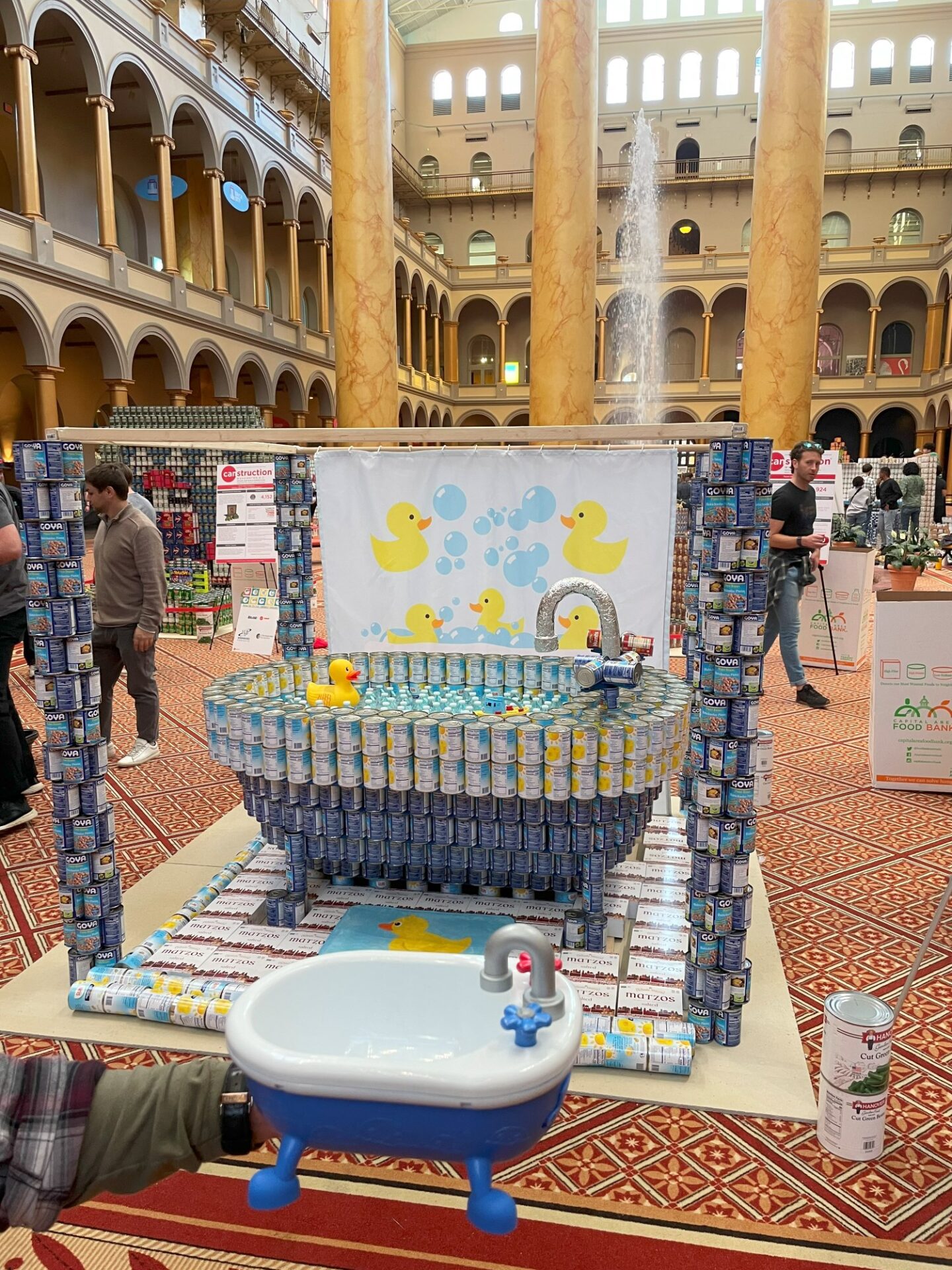 Scrub-a-dub-dub: SK&A built a tub! CANstruction 2023 - SK&A