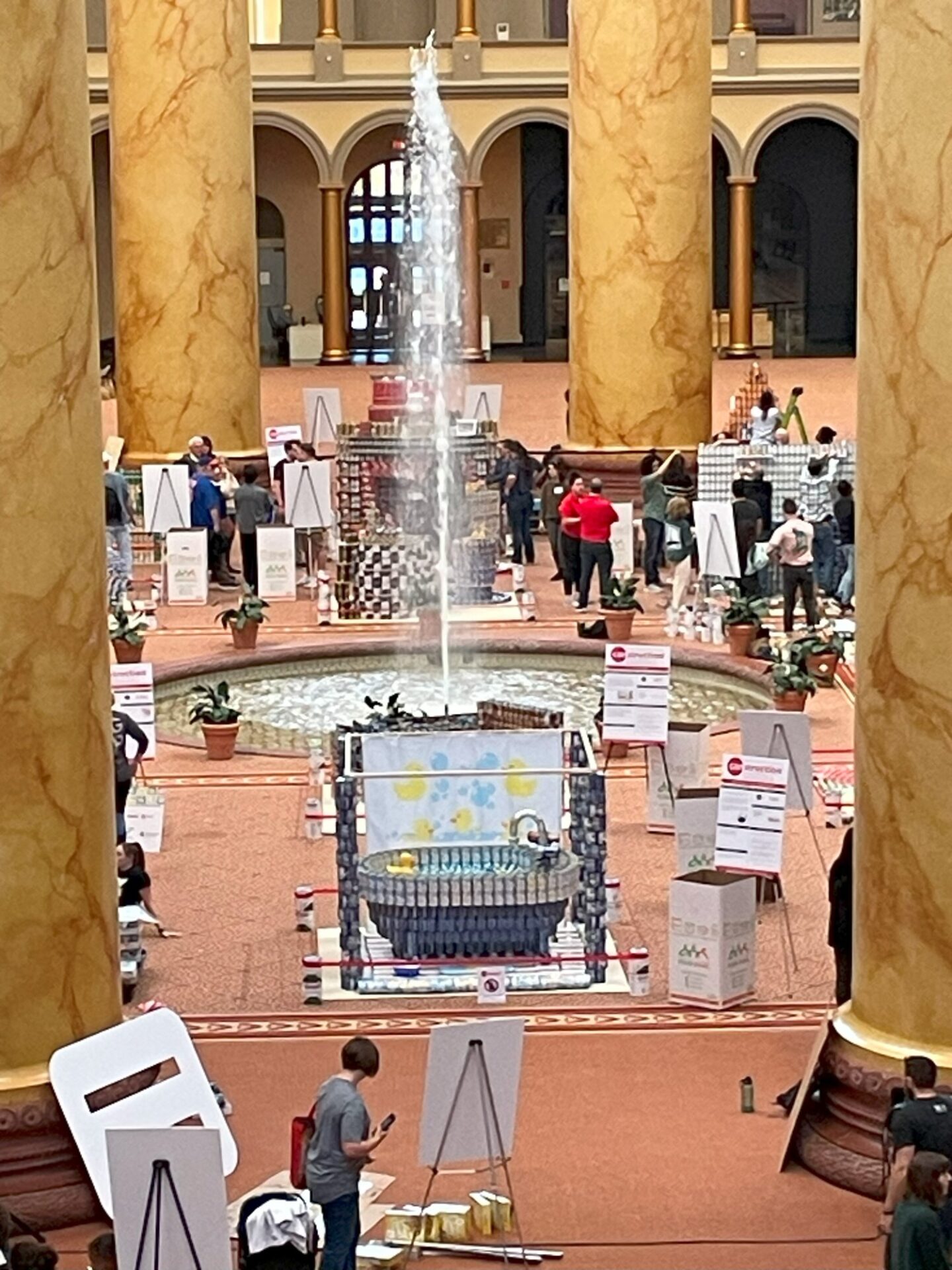 Scrub-a-dub-dub: SK&A built a tub! CANstruction 2023 - SK&A