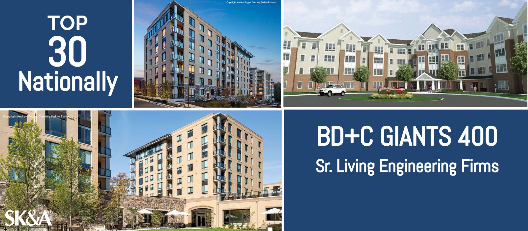 Among Top Senior Living Engineering Firms- SK&A
